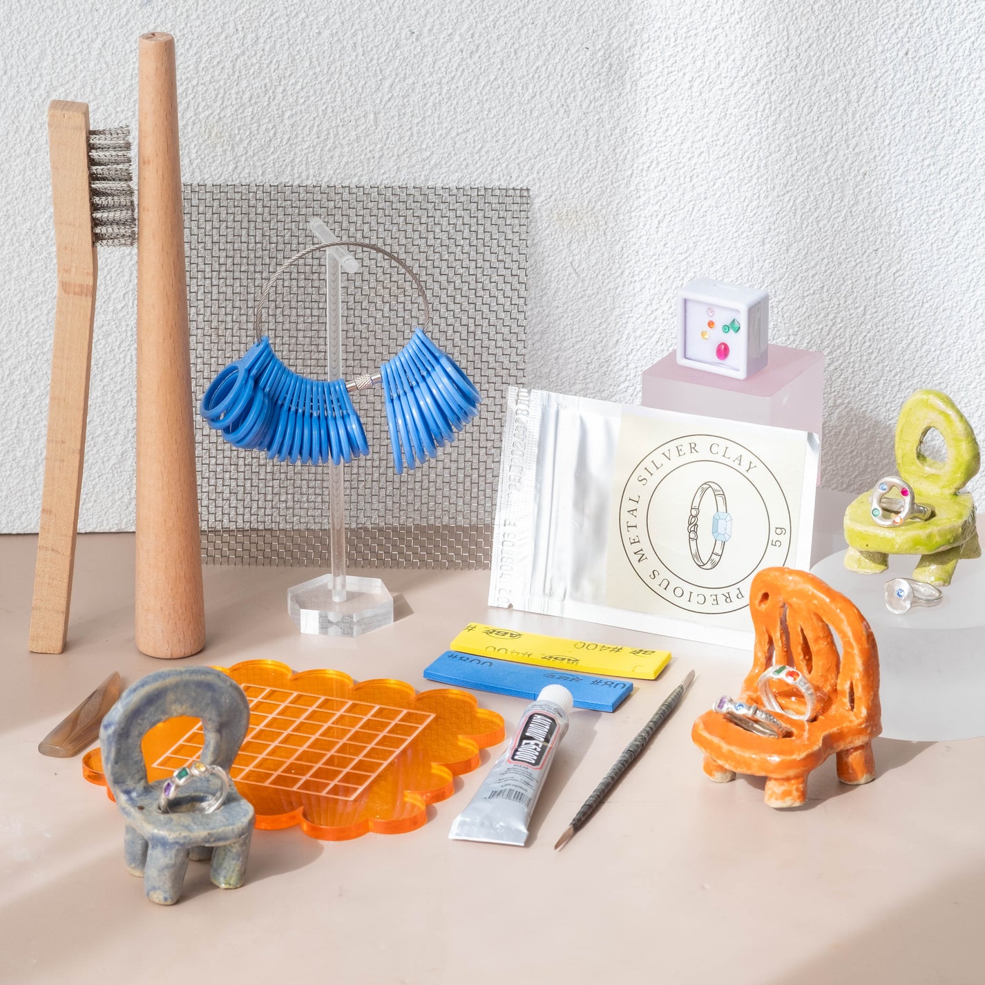 Dazzling DIY Silver Ring Kit | Handcraft Metal Clay – FunkyFunYou