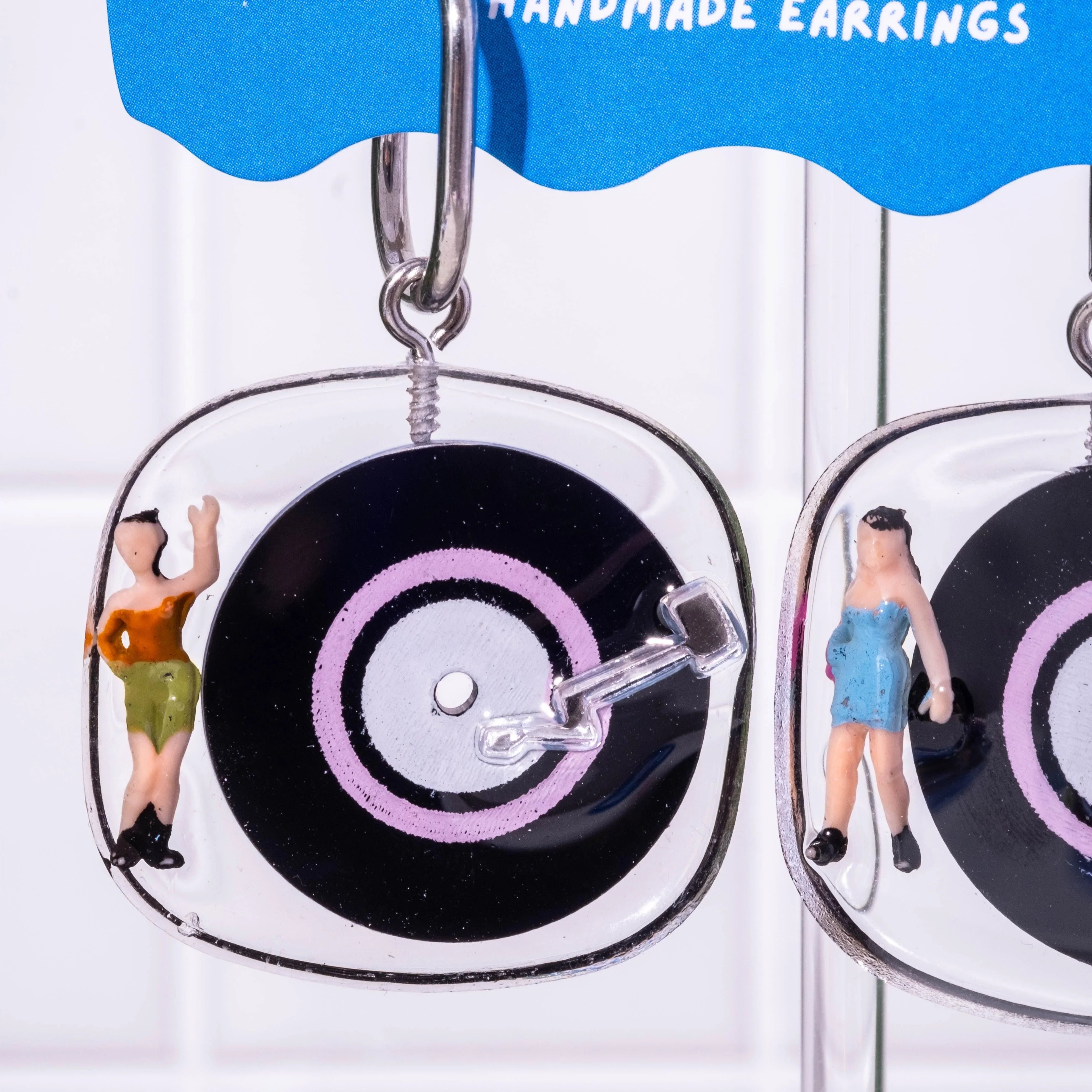 Music Lover Vinyl Record Statement Earrings | Funky Gifts Ideas ...